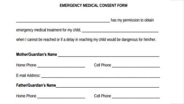 Consent Form Template Free