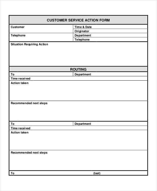 FREE 37+ Service Forms in PDF | Excel | MS Word