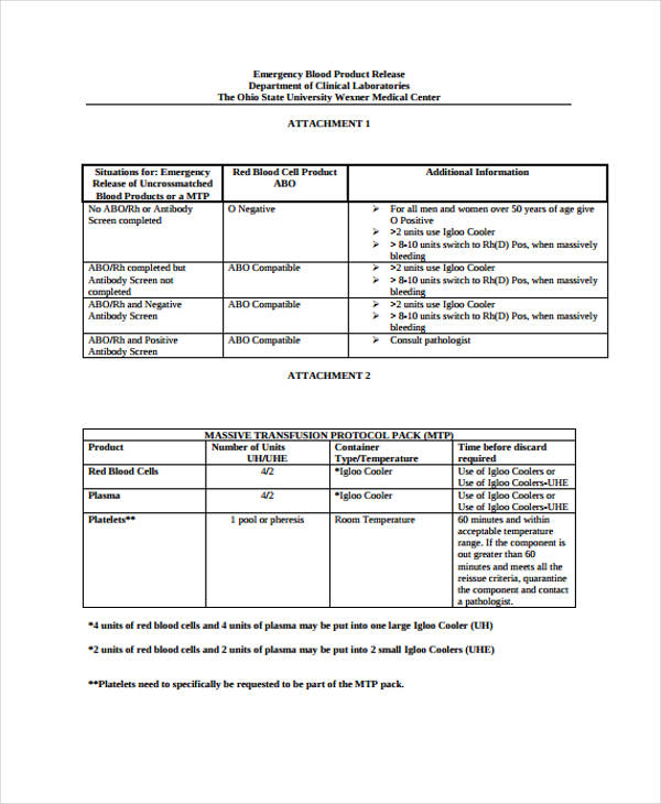 FREE 25+ Emergency Release Form Samples, PDF, MS Word, Google Docs