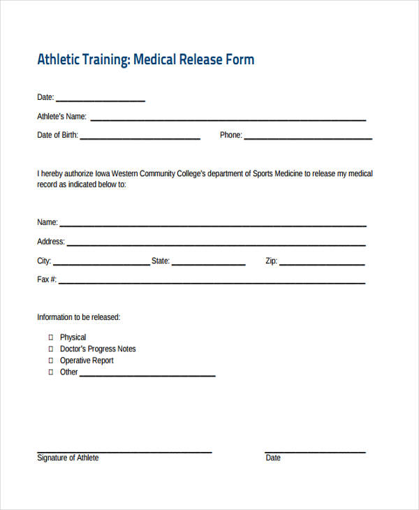 FREE 25+ Emergency Release Form Samples, PDF, MS Word, Google Docs