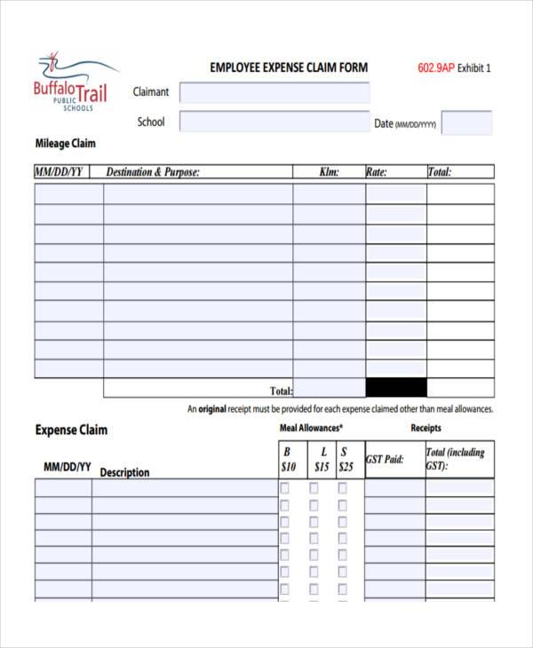 FREE 44+ Expense Forms in PDF | MS Word | Excel
