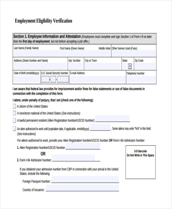 FREE 40+ Verification Form Samples, PDF, MS Word, Google Docs