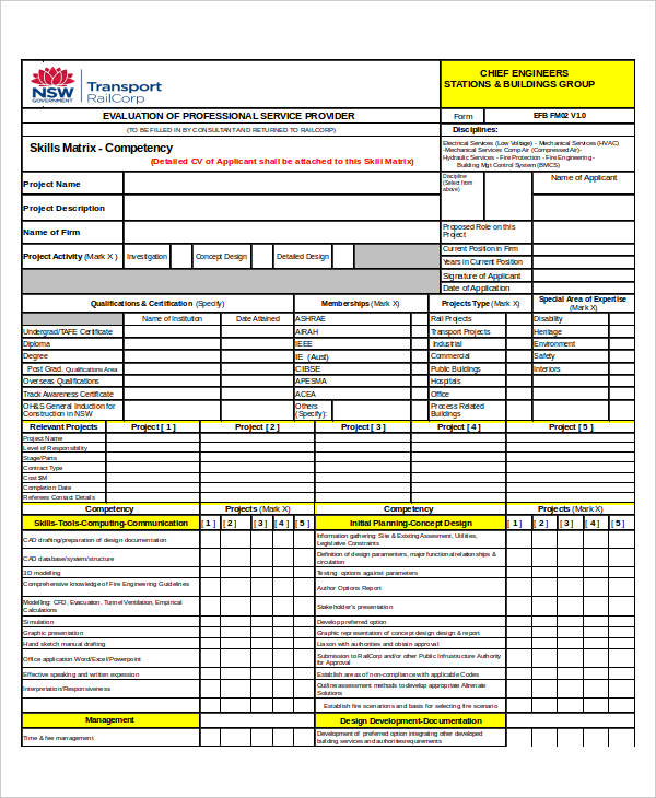 FREE 20+ Service Forms in Excel