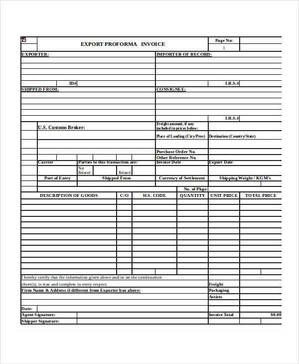 FREE 24+ Invoice Forms in Excel