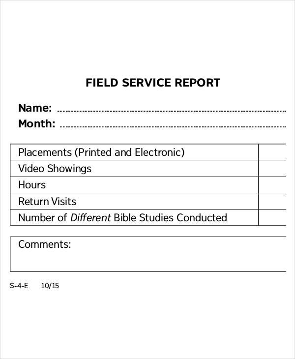 FREE 37+ Service Forms in PDF | Excel | MS Word