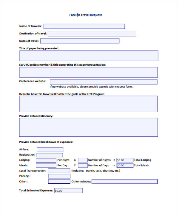 FREE 52+ Request Form Samples, PDF, MS Word, Google Docs, Excel
