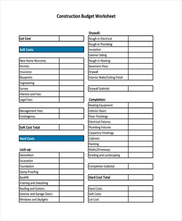 FREE 46+ Budget Forms in PDF | MS Word | Excel