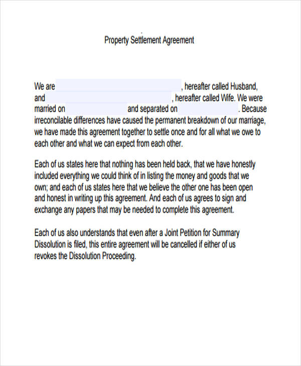 FREE 11+ Sample Property Agreement Forms in PDF | MS Word