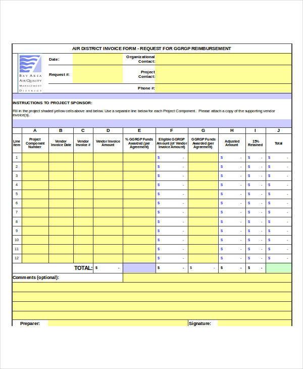 FREE 24+ Invoice Forms in Excel
