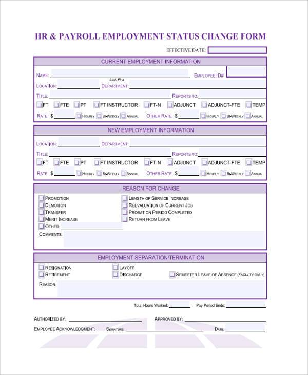 FREE 34+ Printable Payroll Forms in PDF | Excel | MS Word