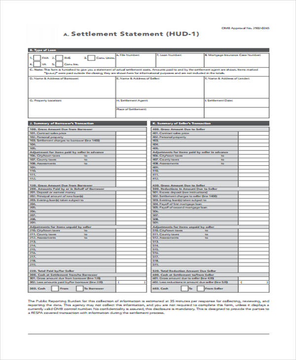FREE 42+ Statement Form Samples, PDF, MS Word, Google Docs, Excel