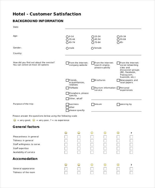 FREE 13 Sample Customer Feedback Forms In MS Word PDF Excel