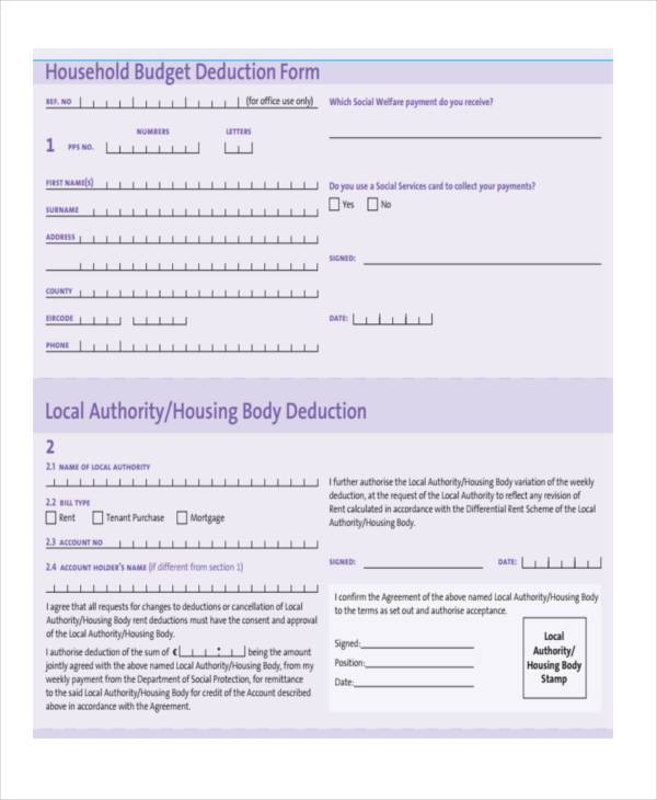 FREE 46+ Budget Forms in PDF | MS Word | Excel