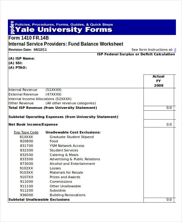 FREE 20+ Service Forms in Excel