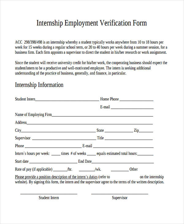 FREE 40+ Verification Form Samples, PDF, MS Word, Google Docs