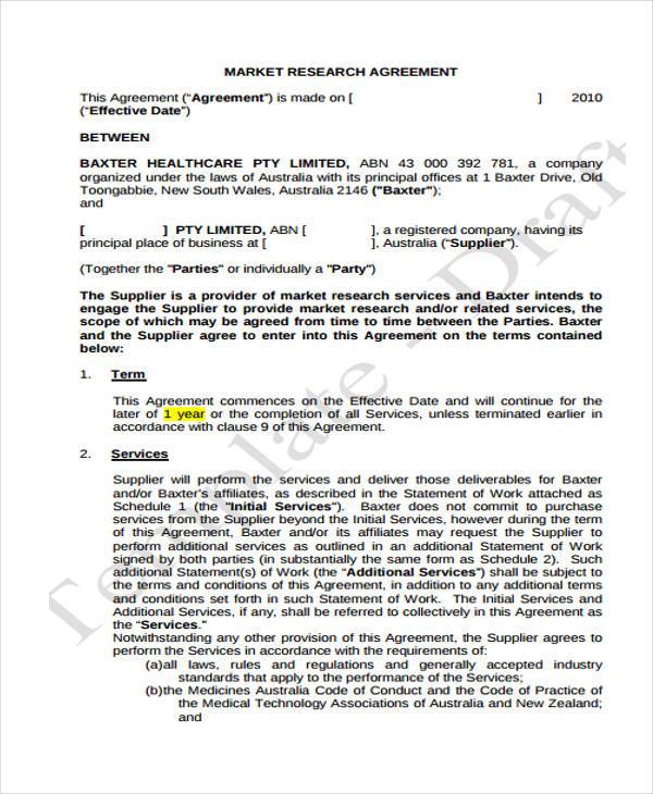 FREE 7+ Marketing Agreement Forms in PDF | MS Word