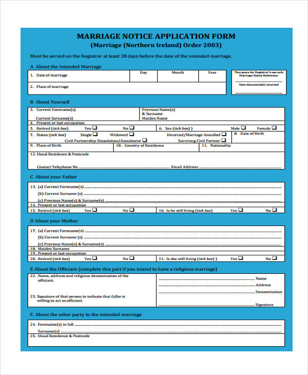 FREE 33+ Sample Notice Forms in PDF | MS Word | Excel