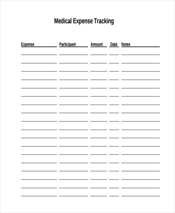 FREE 44+ Expense Forms in PDF | MS Word | Excel