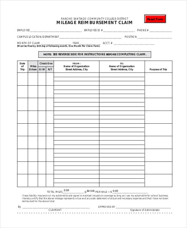 FREE 36+ Claim Form Samples, PDF, MS Word, Google Docs, Excel