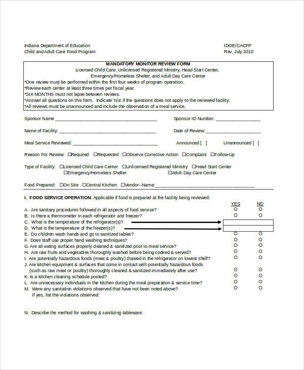 FREE 17+ Review Forms in Excel | PDF