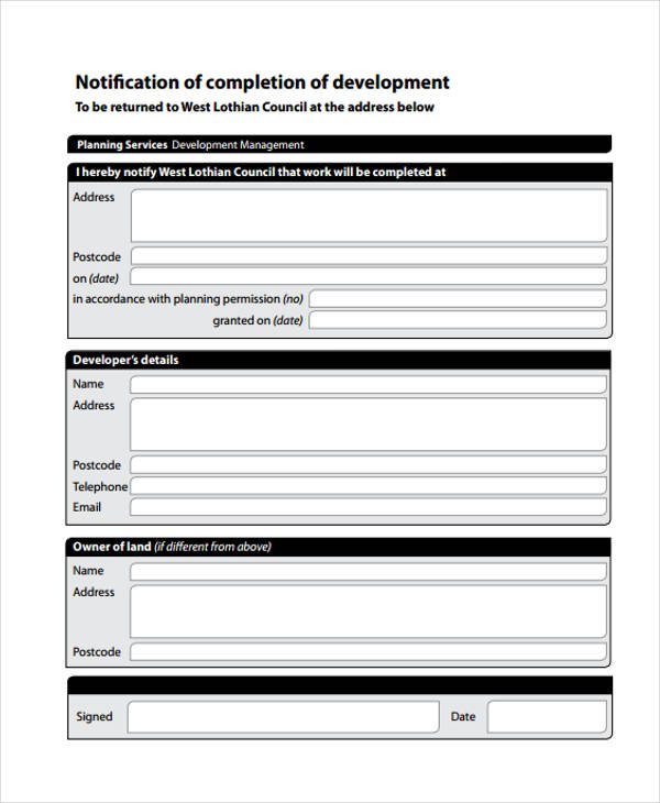 FREE 33+ Sample Notice Forms in PDF | MS Word | Excel