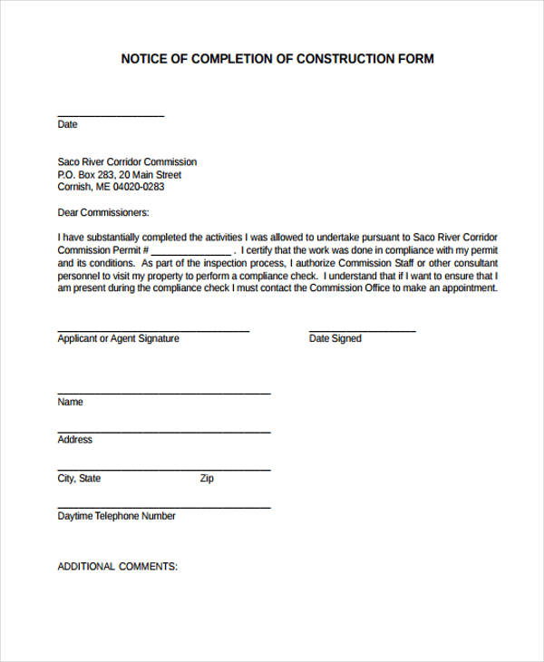 FREE 33 Sample Notice Forms In PDF MS Word Excel