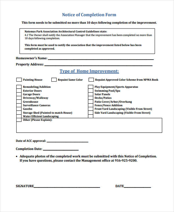 FREE 33+ Sample Notice Forms in PDF | MS Word | Excel