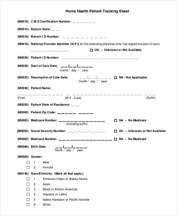 FREE 42+ Tracking Form Examples in PDF | Excel | MS Word