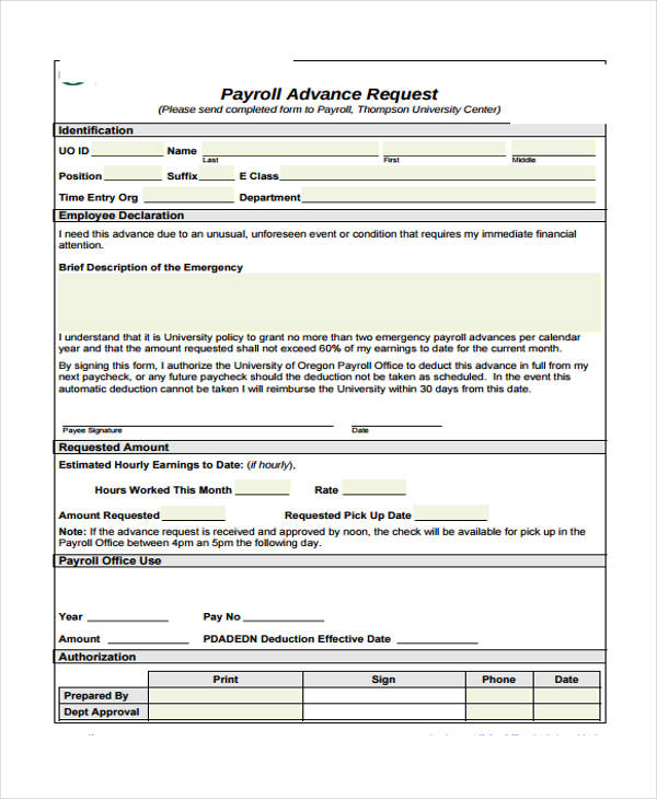 FREE 42+ Sample Payroll Forms in PDF | Excel | MS Word