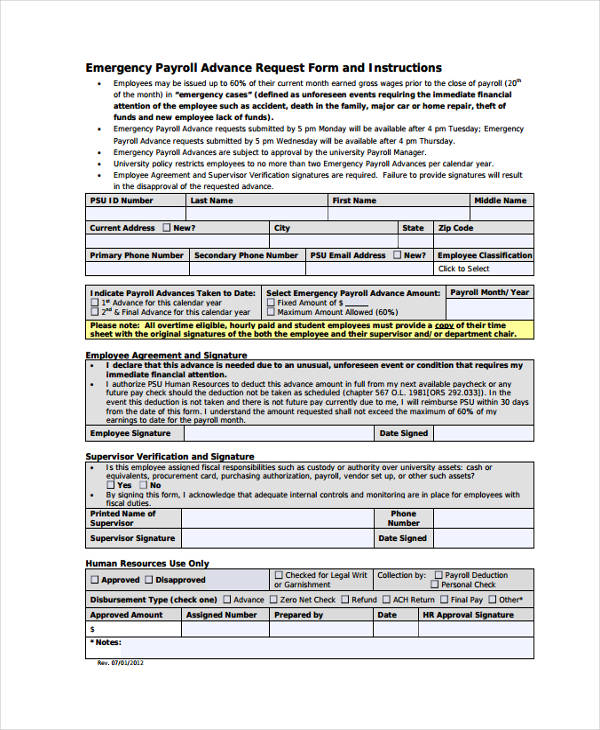 FREE 42+ Sample Payroll Forms in PDF | Excel | MS Word