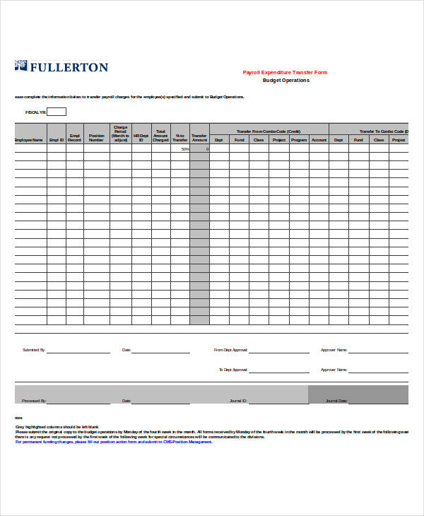 FREE 20+ Payroll Forms in Excel