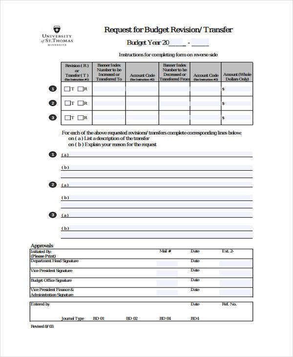FREE 49+ Budget Forms in PDF | MS Word | Excel