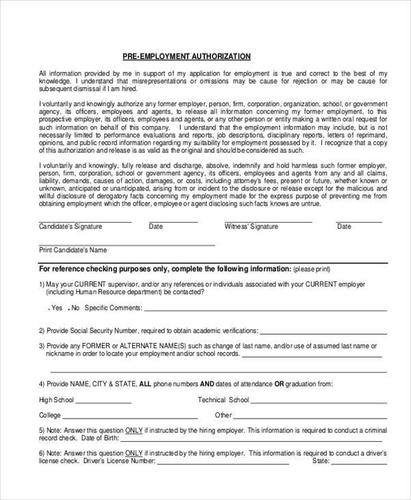 FREE 41+ Authorization Forms in PDF | Excel | MS word