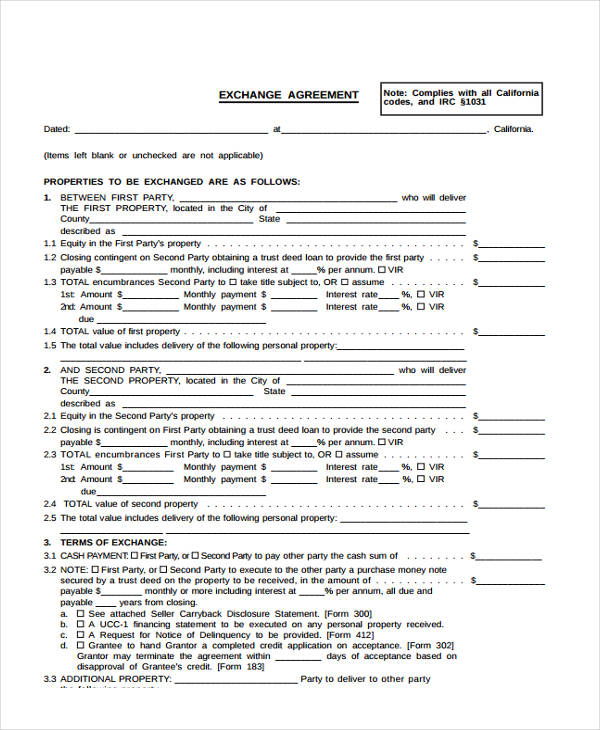 FREE 11+ Sample Property Agreement Forms in PDF | MS Word