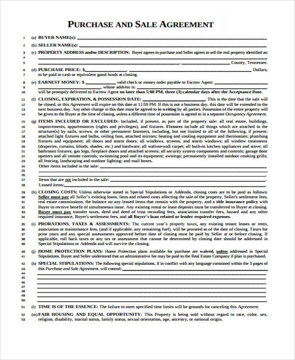 FREE 11+ Sample Property Agreement Forms in PDF | MS Word