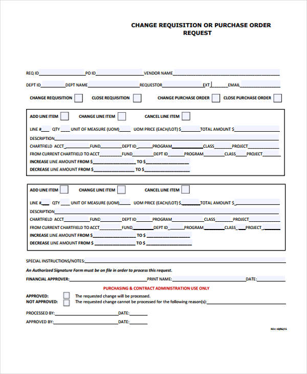 FREE 40+ Sample Requisition Forms in Excel | PDF | MS Word