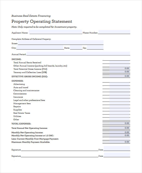FREE 38+ Example of Statement Forms in PDF | Excel | MS Word