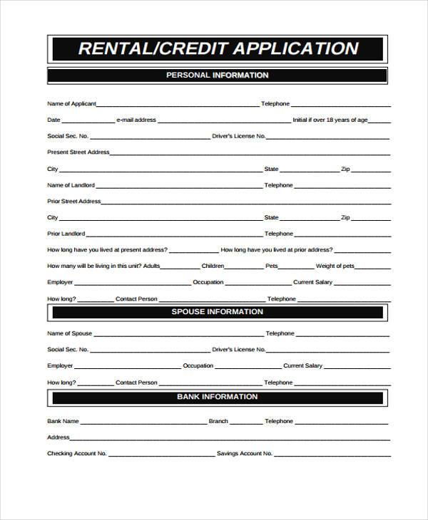 FREE 46+ Application Forms in PDF | MS Word | Excel