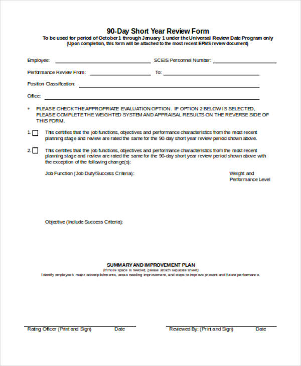 FREE 25 Review Forms In MS Word