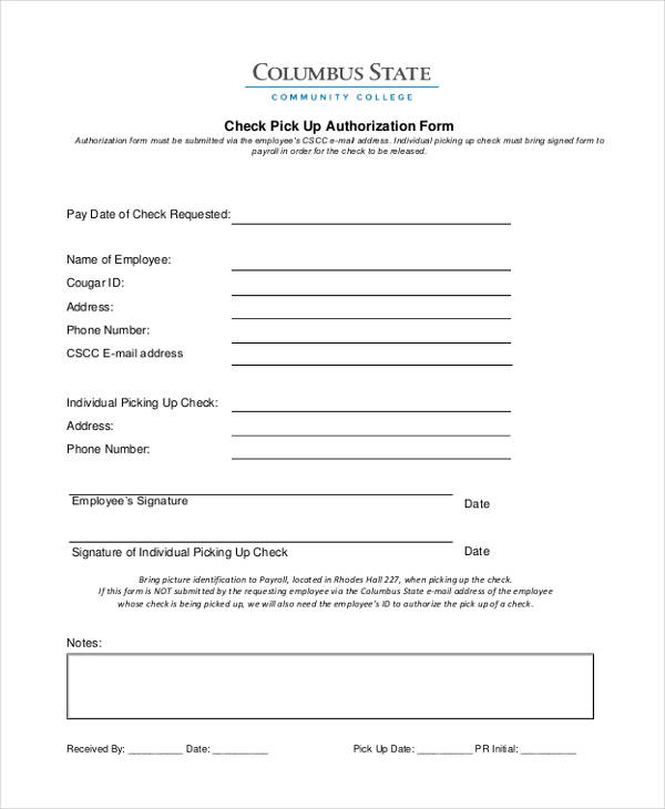 FREE 13+ Check Authorization Forms in PDF | MS Word