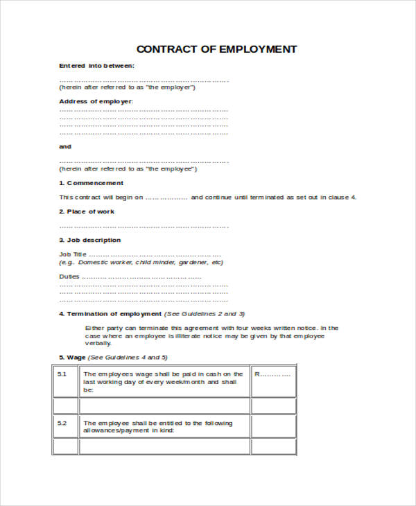 FREE 39+ Contract Form Samples, PDF, MS Word, Google Docs