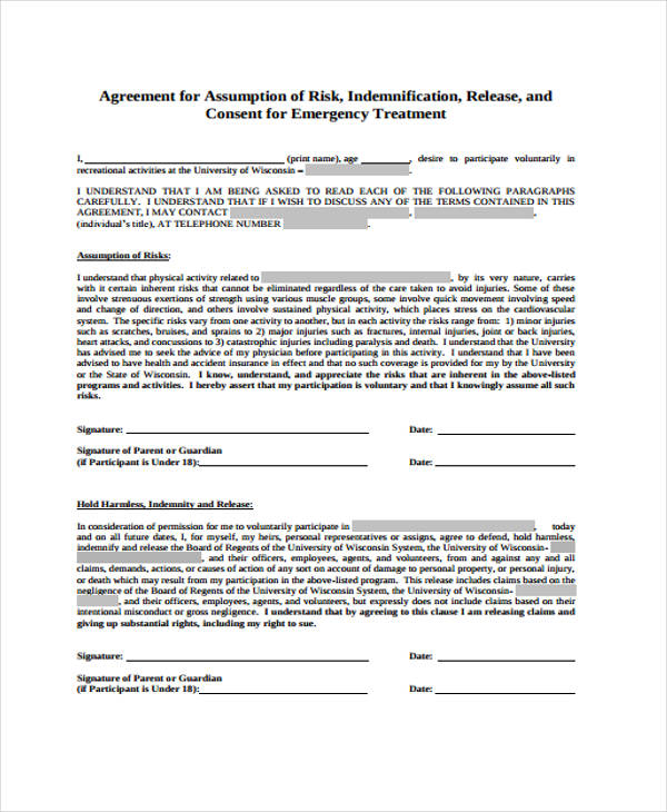 FREE 25+ Emergency Release Form Samples, PDF, MS Word, Google Docs