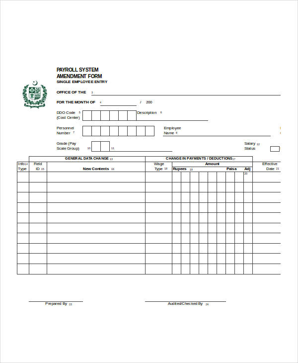 FREE 20+ Payroll Forms in Excel