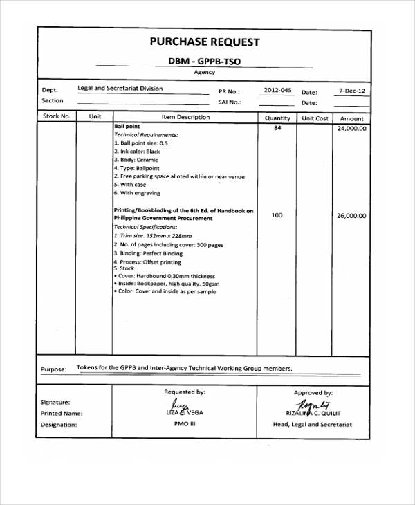 FREE 52+ Request Form Samples, PDF, MS Word, Google Docs, Excel