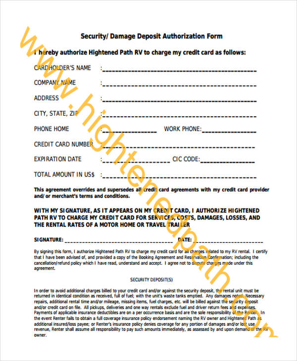 FREE 12+ Security Authorization Forms in PDF | MS Word