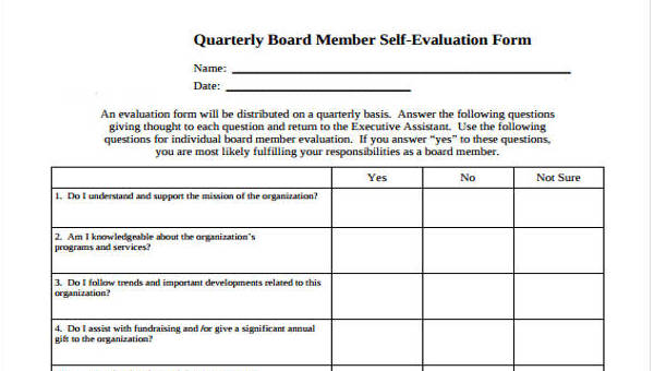FREE 31 Self Evaluation Forms In PDF MS Word Excel