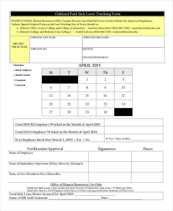FREE 42+ Tracking Form Examples in PDF | Excel | MS Word