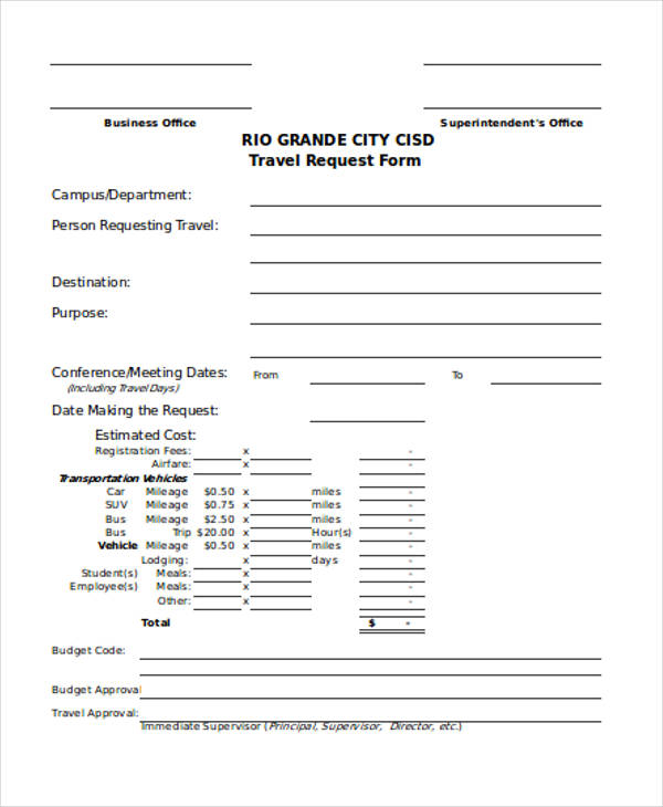 FREE 40+ Request Forms in Excel