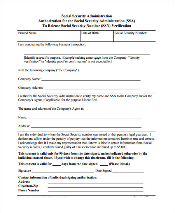 FREE 12+ Security Authorization Forms in PDF | MS Word