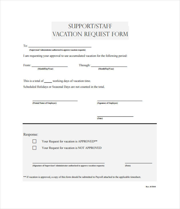 FREE 52+ Request Form Samples, PDF, MS Word, Google Docs, Excel